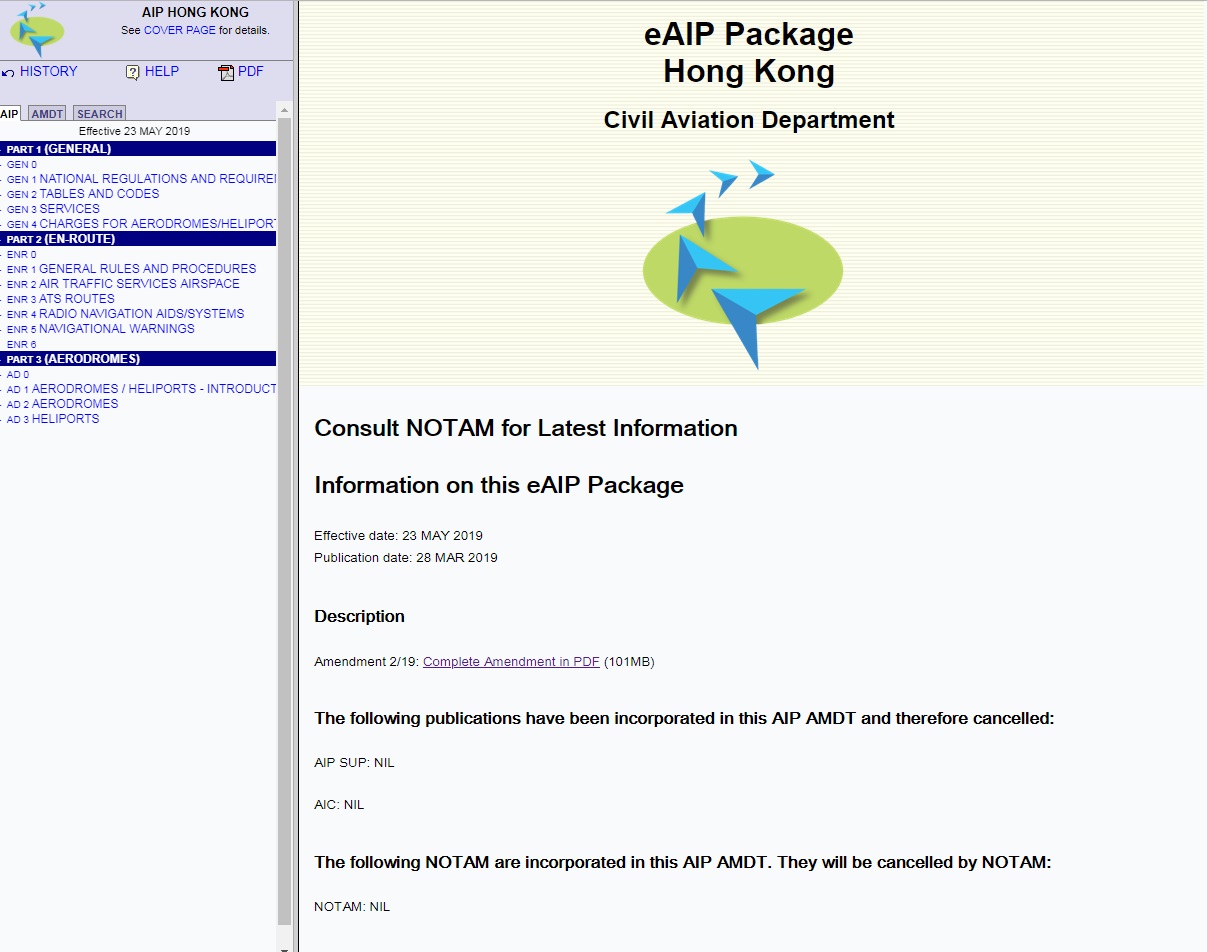 Chapter 2. eAIP Browsing